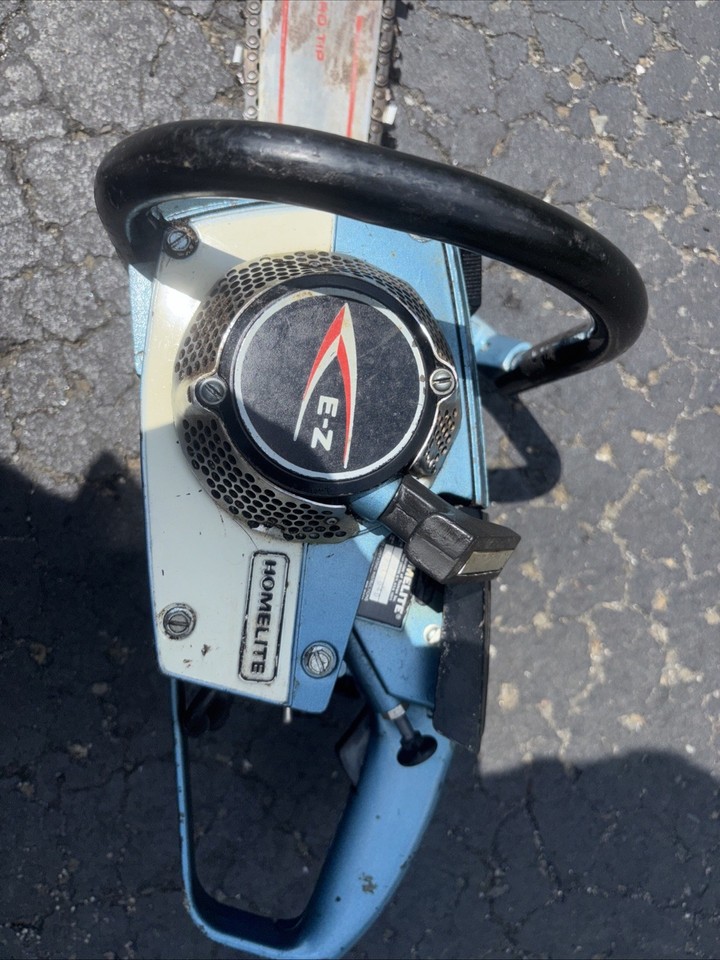 Vintage Homelite EZ Chainsaw W/ 16” Bar And Chain (runs) | eBay