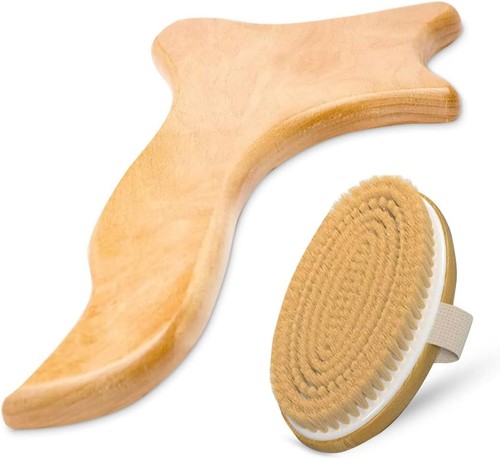 Lymphatic Drainage Paddle Wood & Dry Skin Brush are The only Two Items ...