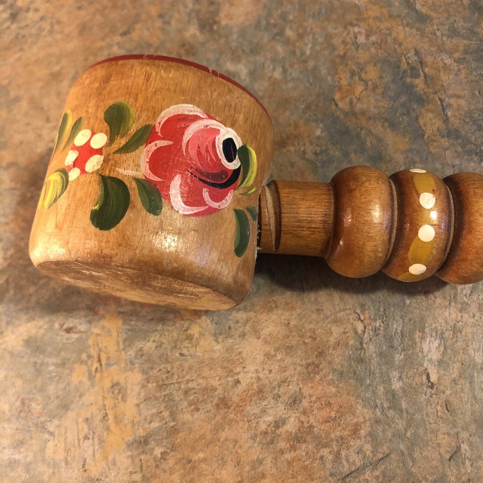 Vintage Wood Screw Nutcracker Made in Austria. Hand painted. | eBay