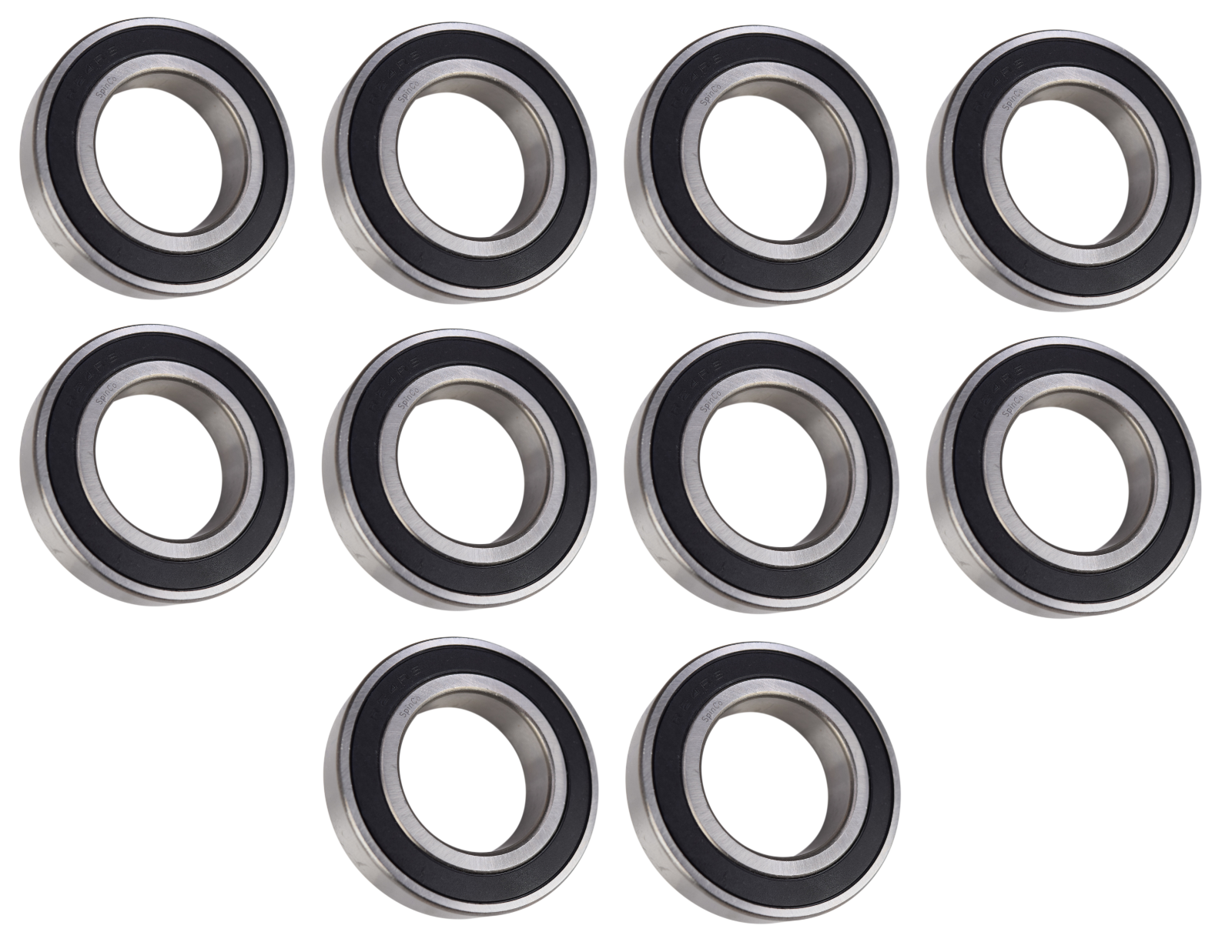 (10 Each) R24-2RS Sealed Radial Ball Bearing 1-1/2 ID X 2-5/8 OD X 9/16 ...