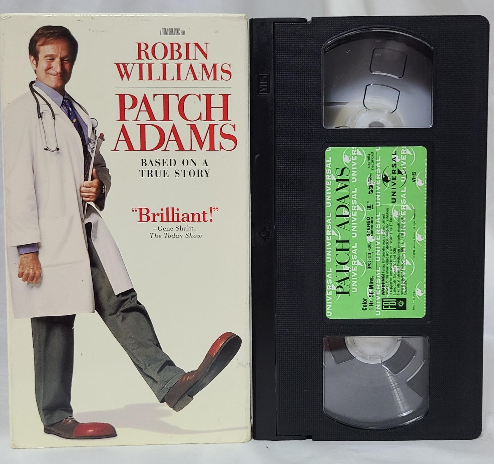 Patch Adams (VHS 1999) Robin Williams Universal Tom Shadyac 96898366038 ...