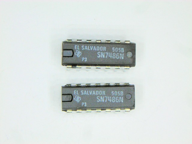 SN7486N Original Texas Instruments 14p DIP IC 2 Pcs for sale online | eBay