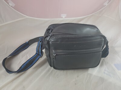 Vintage Kalimar Black Leather Camera Travel Case 3 Pocket | eBay