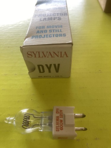 SYLVANIA DYV 600W-120V PROJECTOR LAMP BULB IN ORIGINAL BOX | eBay