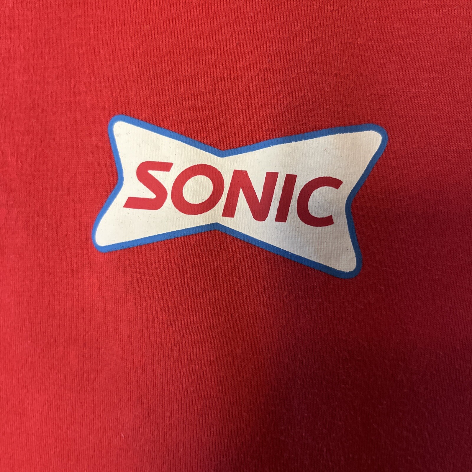 Sonic Drive In Crew Shirt Adult S Red Henley Short Sleeve by Barco ...