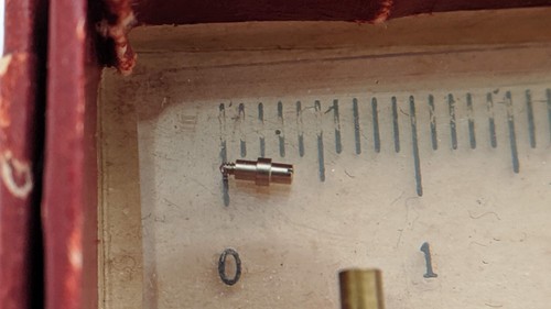 Unbranded setting lever screw, approx 3.5mm total length, approx 1.35mm ...