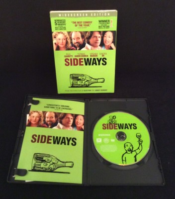 Sideways (DVD, 2009, Widescreen) DVD Movie Sandra Oh Paul Giamatti Free ...