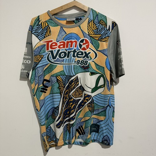 Team Vortex 888 Craig Lowndes Signature Series T-shirt Men’s Size L Multi Print | eBay Australia