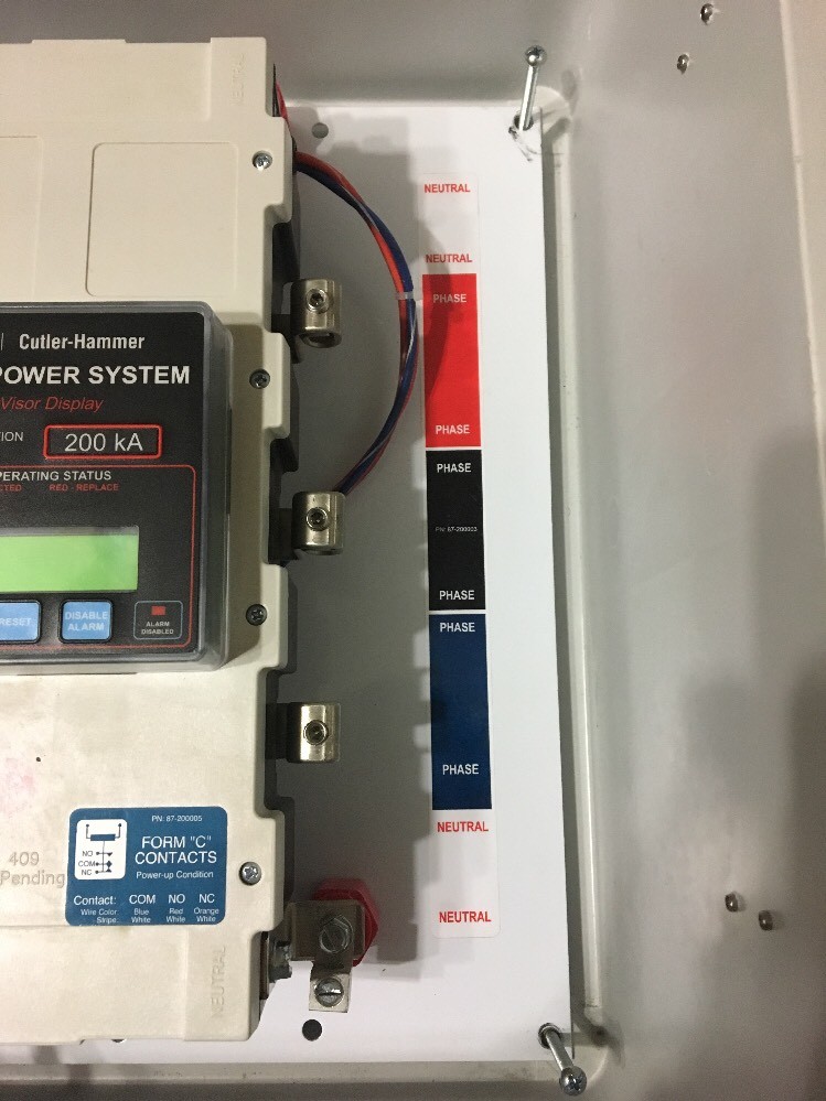 Eaton Cutler Hammer Clipper Powered System 200ka Surge Protector SPD ...