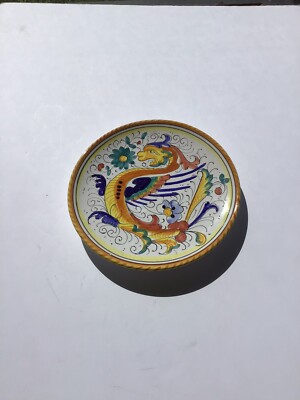 Labor Deruta Dragon Raffaellesco Italian Hand Crafted Hand Painted Wall ...