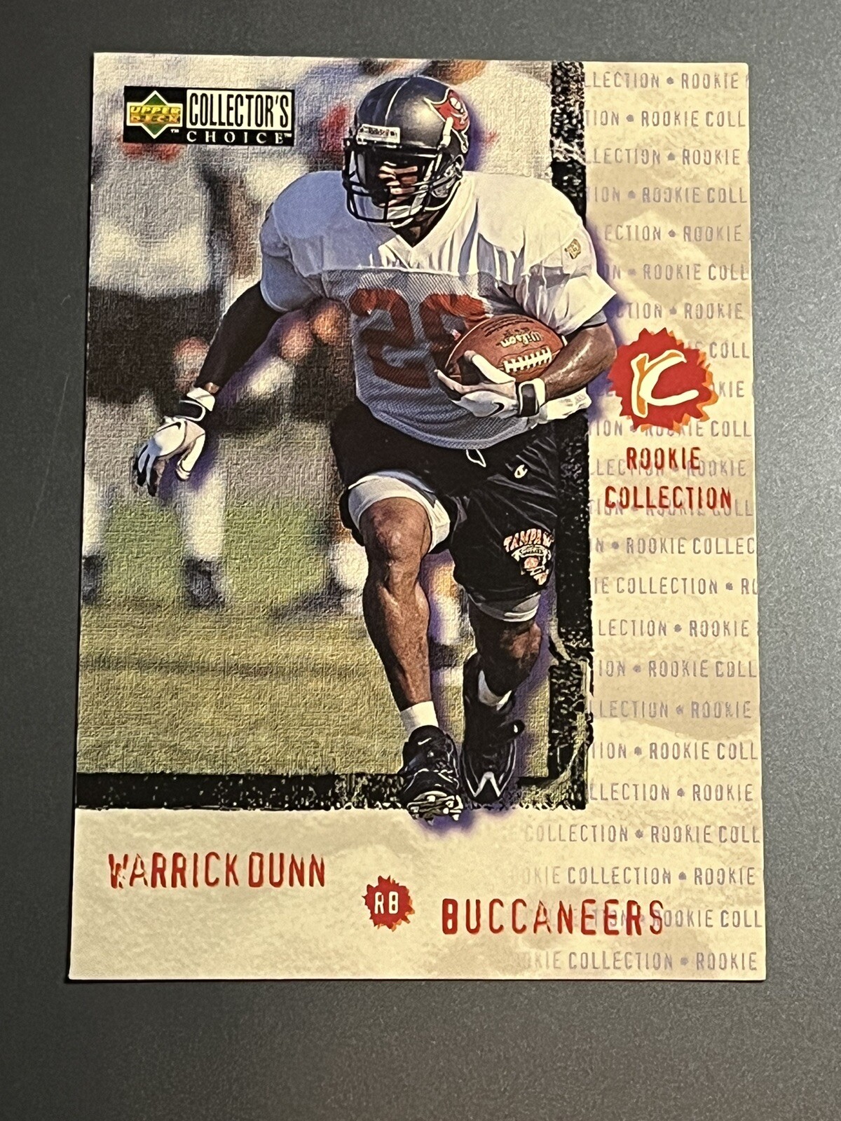 Warrick Dunn 1997 Upper Deck Collector's Choice #C30c You Crash the ...