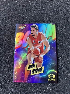 2025 Select AFL Footy Stars BEN KING Boom Insert 238/360 Gold Coast ...