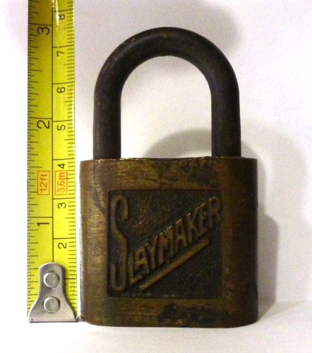 Vintage SLAYMAKER PADLOCK with Key Made in the USA Lock | eBay