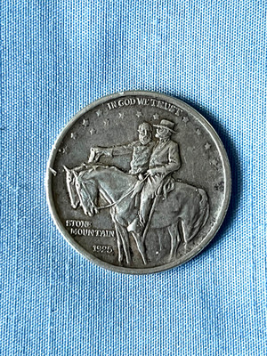 1925 Stone Mountain Half Dollar Coin VG Very nice coin | eBay