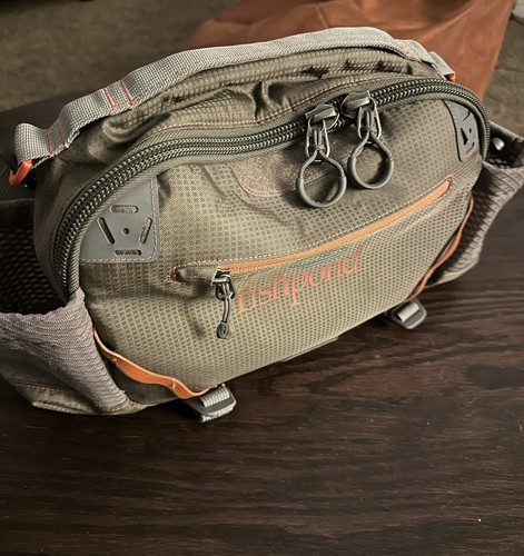 FISHPOND ELKHORN FLY FISHING LUMBAR WAIST PACK IN PEBBLE COLOR | eBay