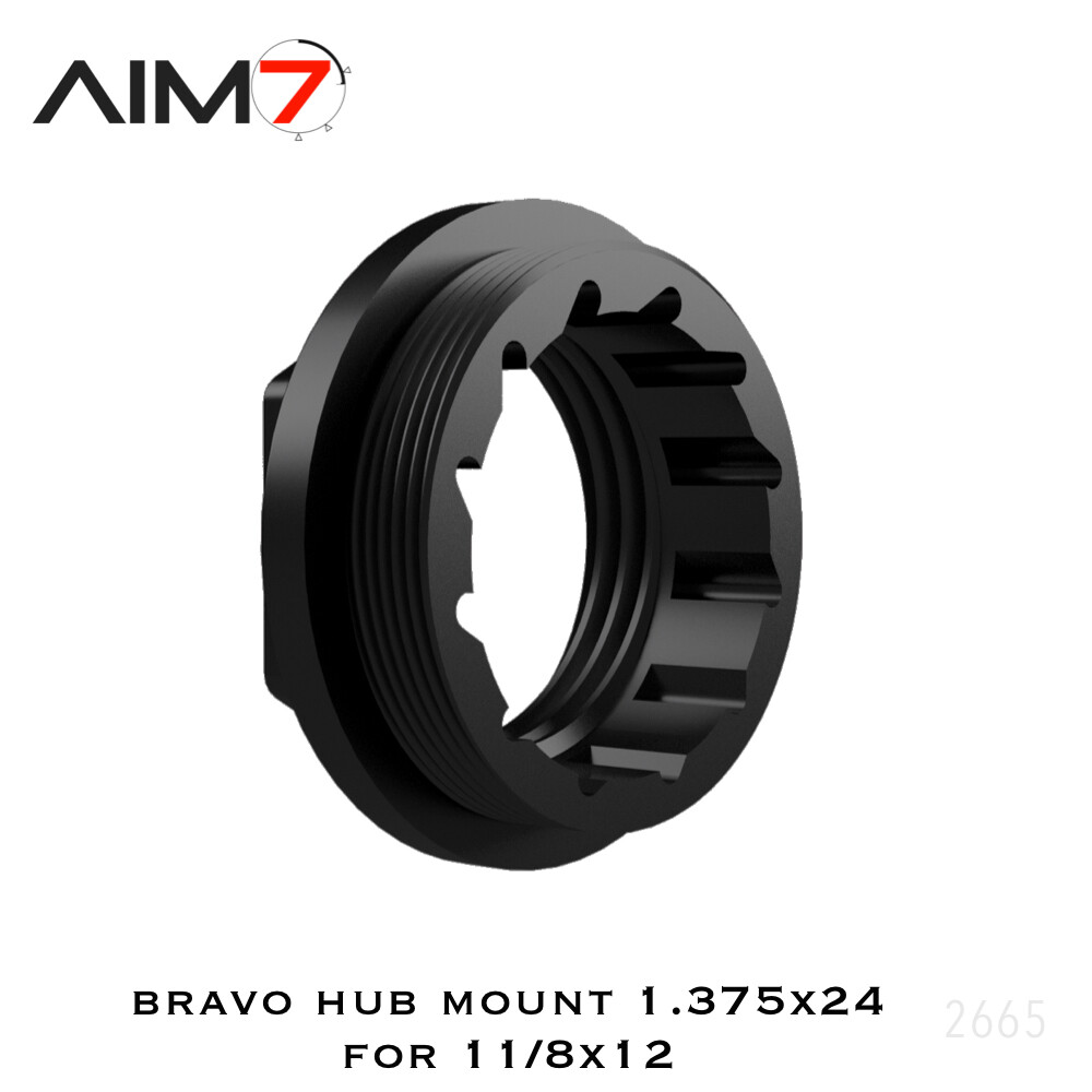 Aim7 AMOS 1.375-24 Bravo ASR 13/16 x 16 & 1.18 x 12 (HUB)Direct Mount ...