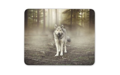 Wild Wolf Mouse Mat Pad - Wolves Forest Dog Husky Animal Computer Gift ...