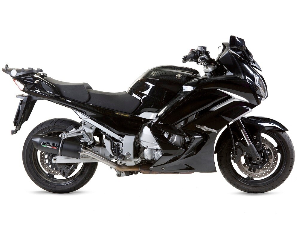 2 Exhaust Mufflers GPR FURORE EVO4 NERO Catalyzed YAMAHA FJR 1300 2017 ...