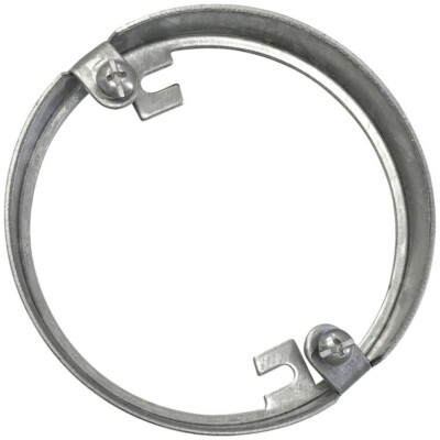 Southwire 47111, 3-1/2" x 1/2", Steel, Round, Pan Box Extension Ring, 1 ...