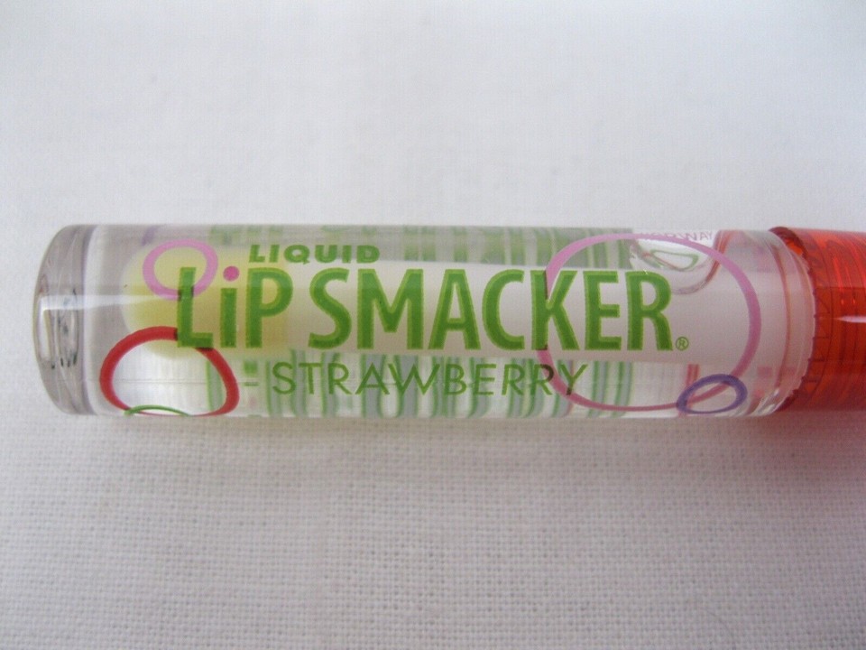 Bonne Bell Lip Smacker Liquid Lip Gloss Strawberry Clear Shine Sponge ...