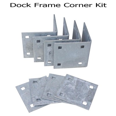 Heavy Duty Hot Dip Galvanized Steel Floating Dock Fastener Frame Conner ...
