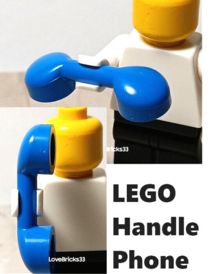 LEGO Handle Phone Receiver Standard Blue Classic Color Standard ...