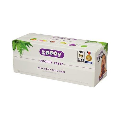 Zooby Prophy Paste for Kids Gluten Free w/ Xylitol plus 100 Cups +1 Cup ...
