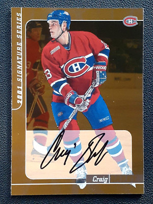 CRAIG DARBY 2000-01 BAP SIGNATURE SERIES AUTOGRAPHS GOLD 00-01 NO 197 ...