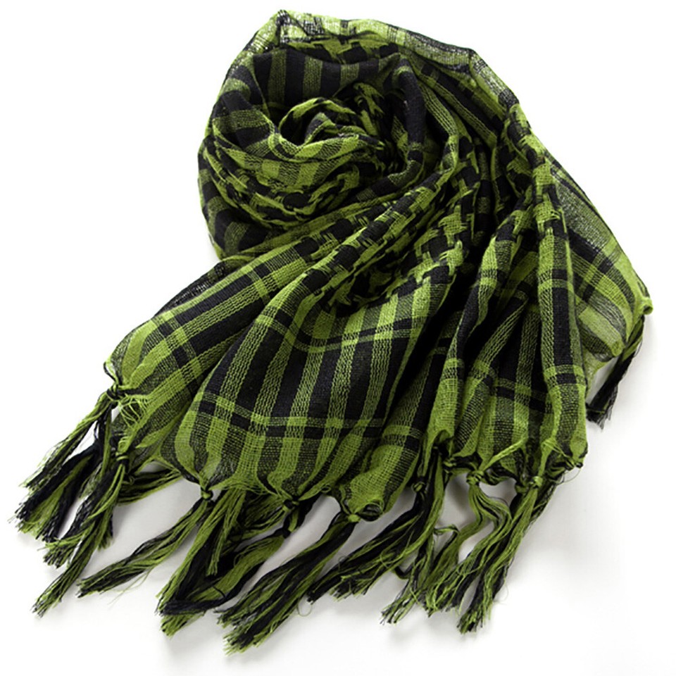 Men & Womens Tactical Shemagh KeffIyeh Arab Scarf Army Military Desert ...