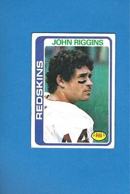 1978 Topps John Riggins #215 Football Card EX HOF | eBay