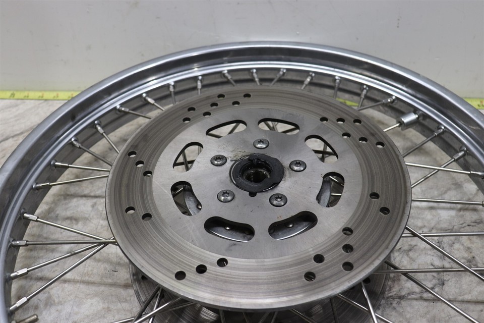 1992 Harley Dyna Evo Front Rim Wheel W/ Brake Rotors Spoked 21x2.15 | eBay