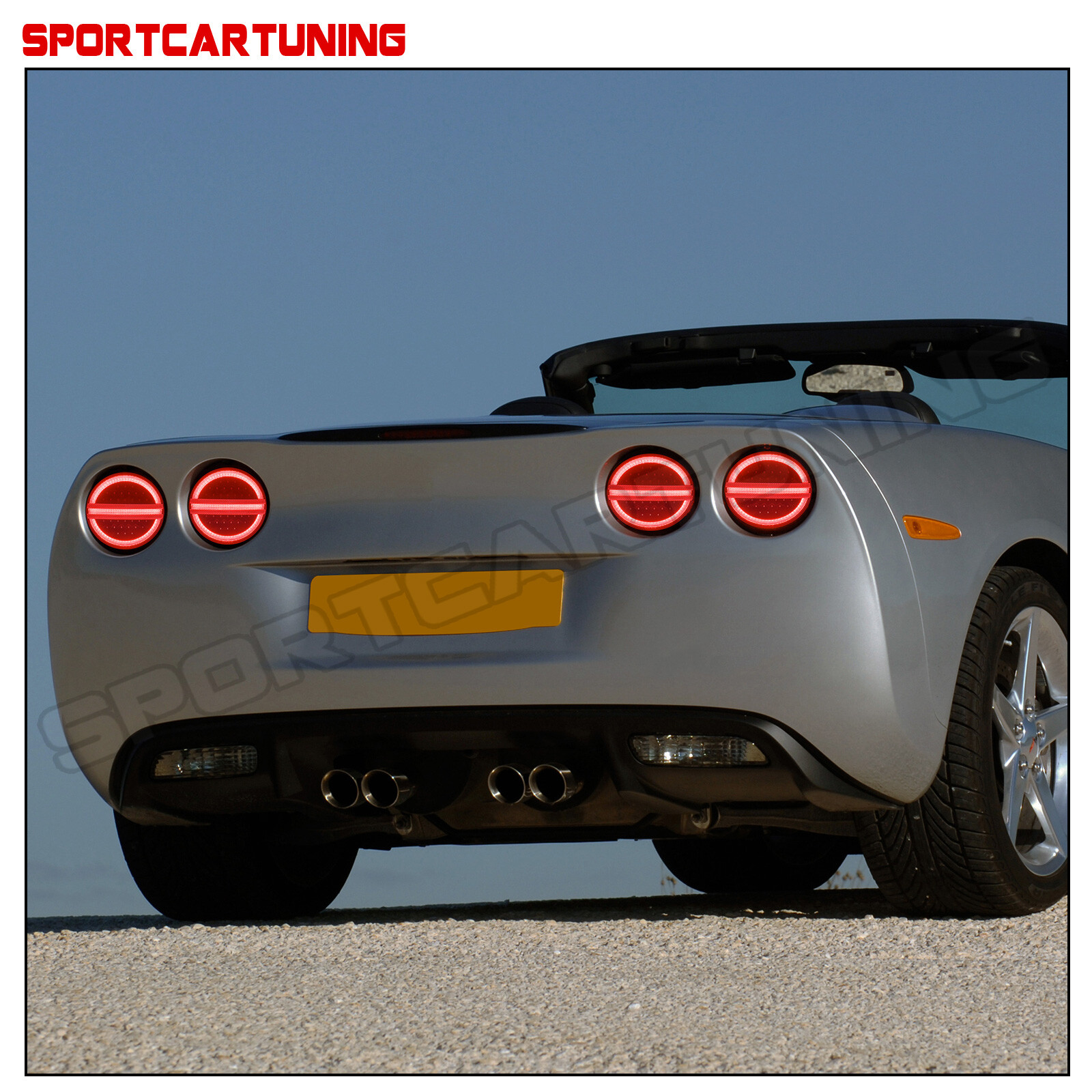 For 2005-2013 Chevrolet/Chevy Corvette C6 Coupe LED Brake Tail Lights ...