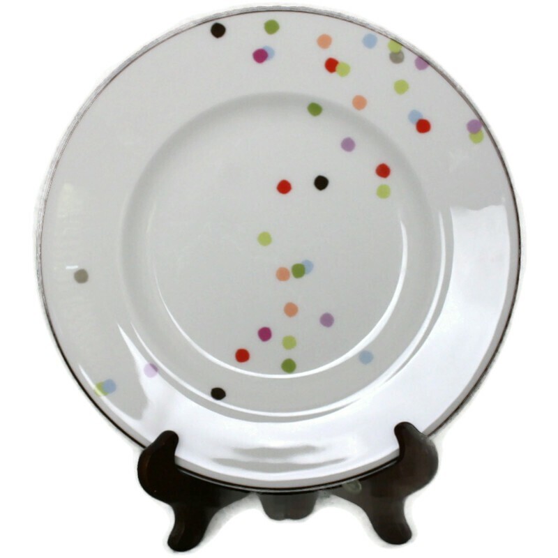 Kate Spade NY Market Street Confetti Salad/Dessert Plates 9.5 inches by ...