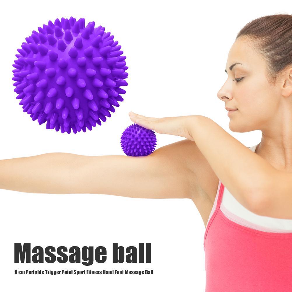 PVC Spiky Massage Ball Fitness Muscle Relax Hedgehog Physiotherapy ...