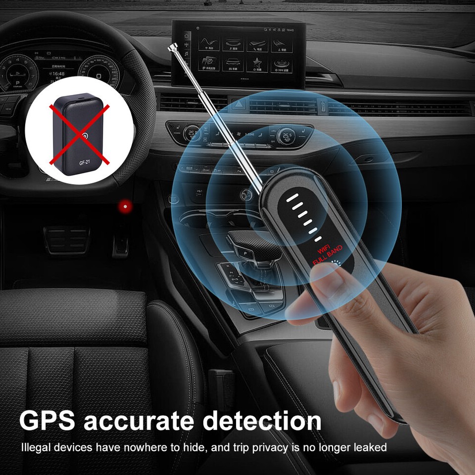 Car Tracker Detector Finder GPS Hidden anti-spyware detector Camera For ...