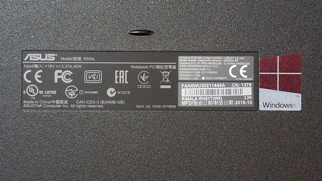 Genuine ASUS R554l Laptop Base Bottom Case 13NB0591AP03311 C1-y2-e5 for ...