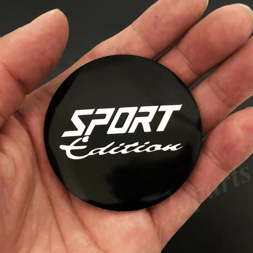 4pcs 56mm Sport Edition Car Wheels Center Hub Cap Badge Emblem Decal ...