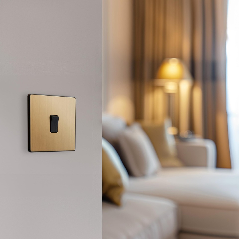 BG Electrical Single Wall Light Switch, 2 Way, Screwless Front Plate, Round Edge | eBay