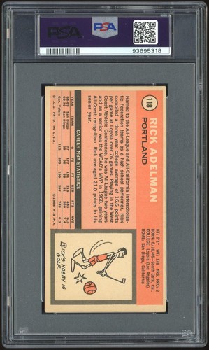 1970/71 Topps #118 Rick Adelman PSA 2.5 Auto 10 *5318 | eBay