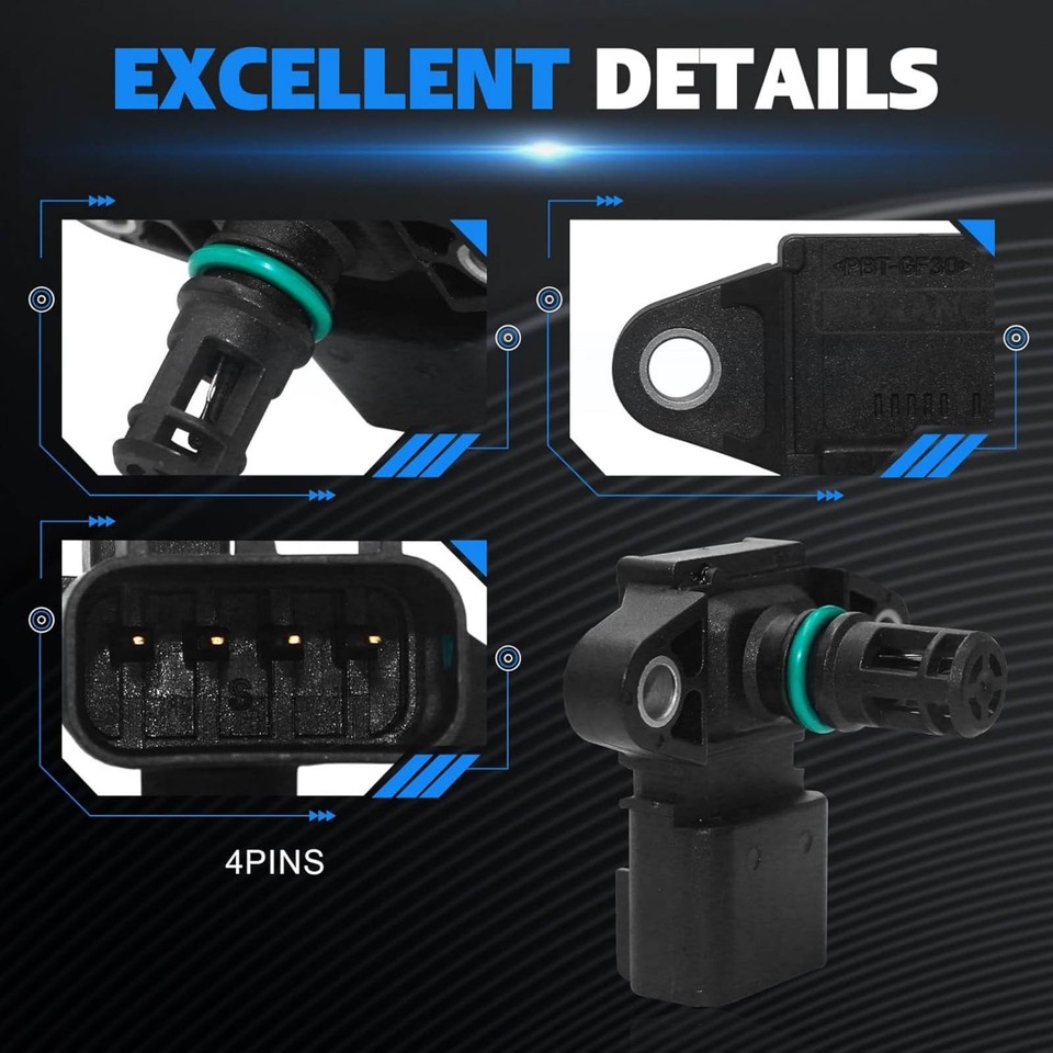 For Ford Expedition 2015-2017 Manifold Pressure MAP Sensor New ...