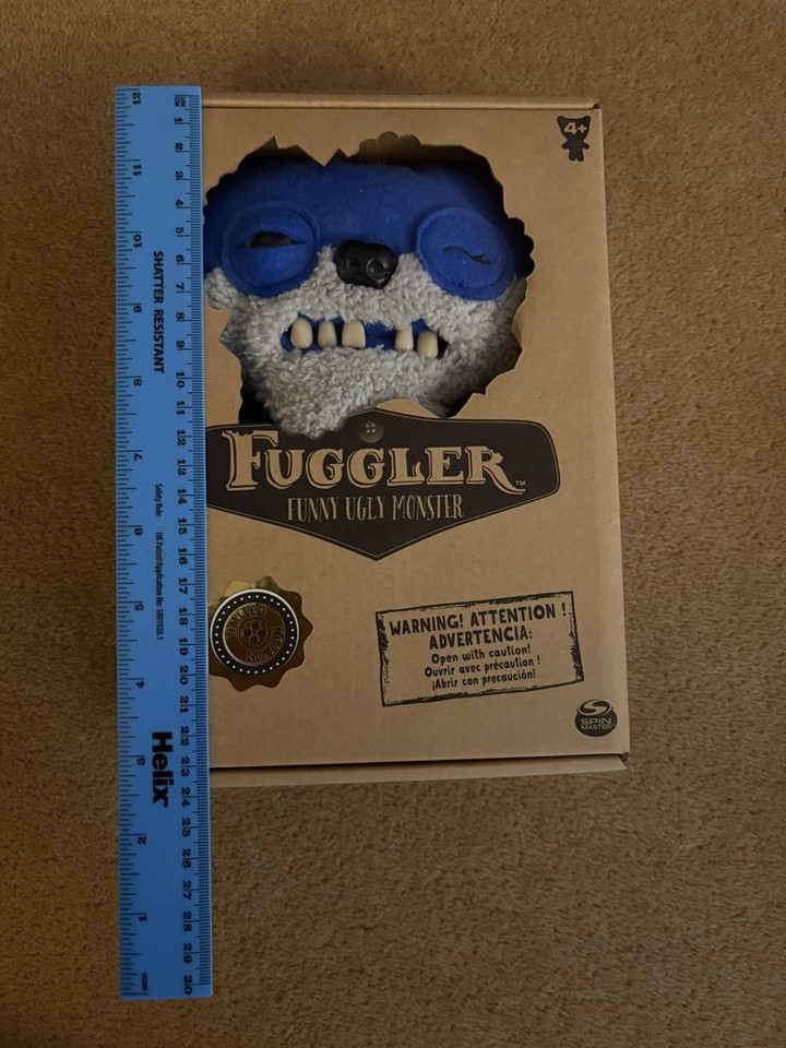 Suspicious Fox blue Fuggler - Limited Edition fluffy Winking eye ...