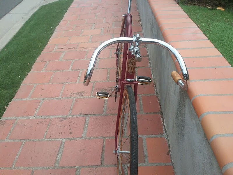 Antique early 1900s Westfield vintage wood wheel track bicycle bike | eBay