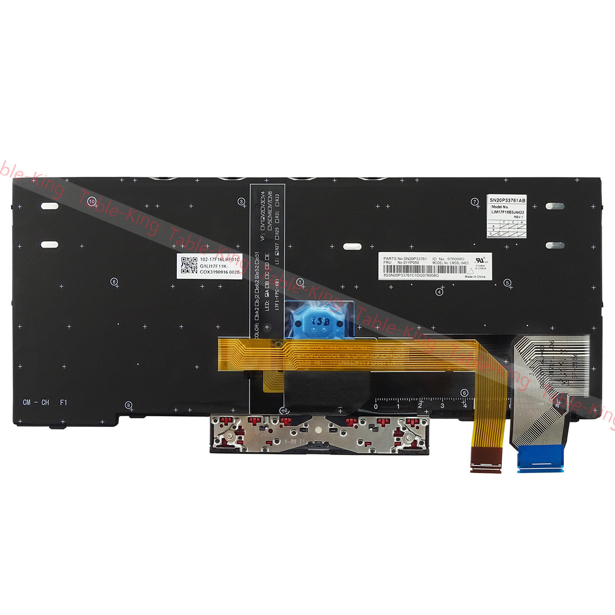 Backlit Keyboard for Lenovo Thinkpad X280/A285/X390/X395/L13 Gen1 Spain ...