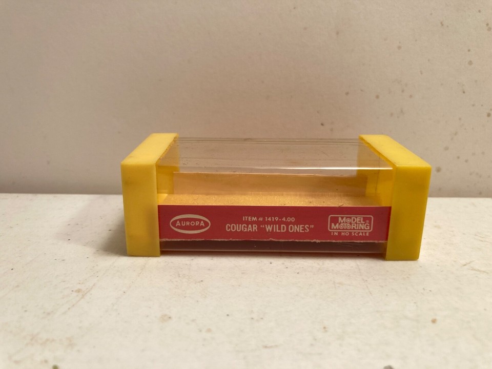 AURORA SLOT CAR Original" WILD ONES COUGAR 1419 T-JET BOX NO CAR | eBay