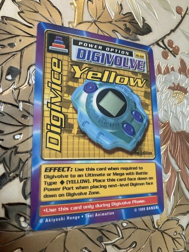 Digimon Digi-Battle Digivice Yellow St-62 1st Edition 1999 Bandai ...