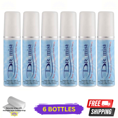 6 X Dr Mist Natural 75ml Aluminium Free Deodorant Spray Removes Body ...