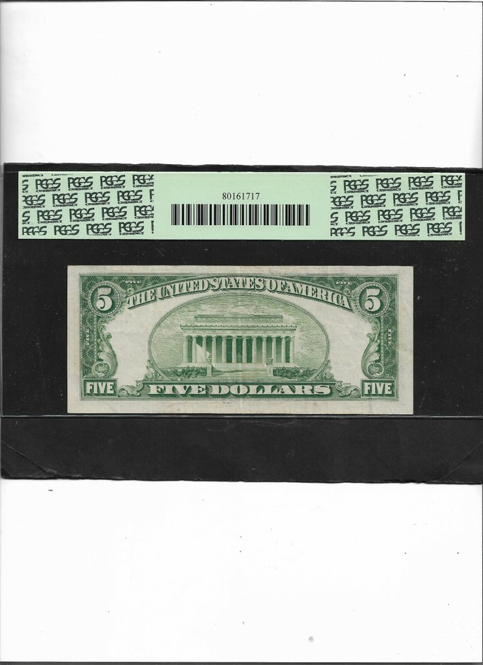 Federal Reserve Note FR. 1962-A* 1950A $5 STAR NOTE VERY FINE 35PPQ | eBay
