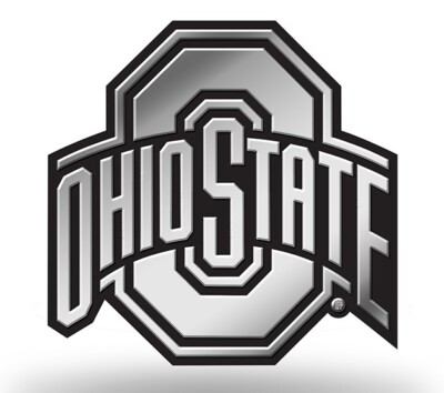 Ohio State Buckeyes Logo 3D Chrome Auto Decal Sticker NEW Truck Car 3x3 ...