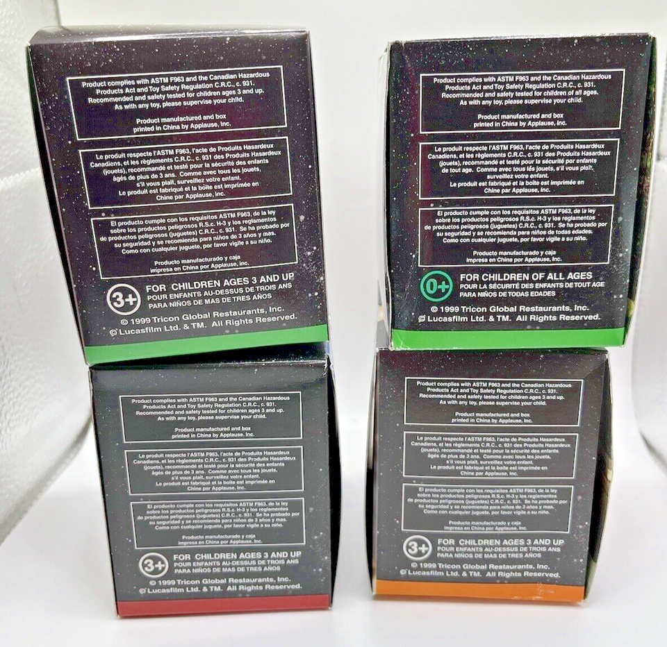 4 Star Wars Episode I Lott Dodd Queen Jar Jar Watto Taco Bell Pizza Hut ...