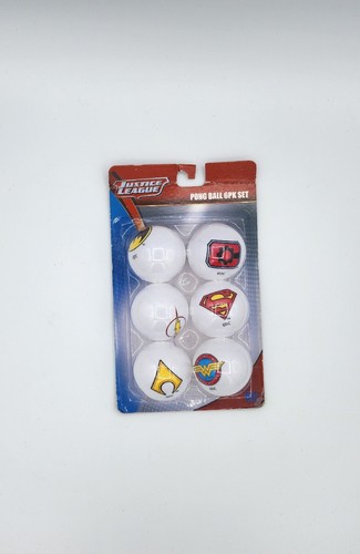 Justice League Ping Pong Ball Set 6 Pack DC Comics Licensed NEW | eBay